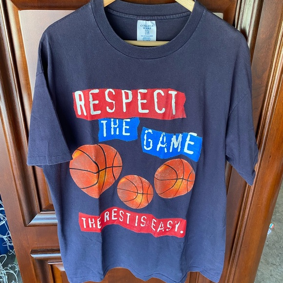 College Wear | Shirts | Vintage 9s Respect The Game The Rest Is ...